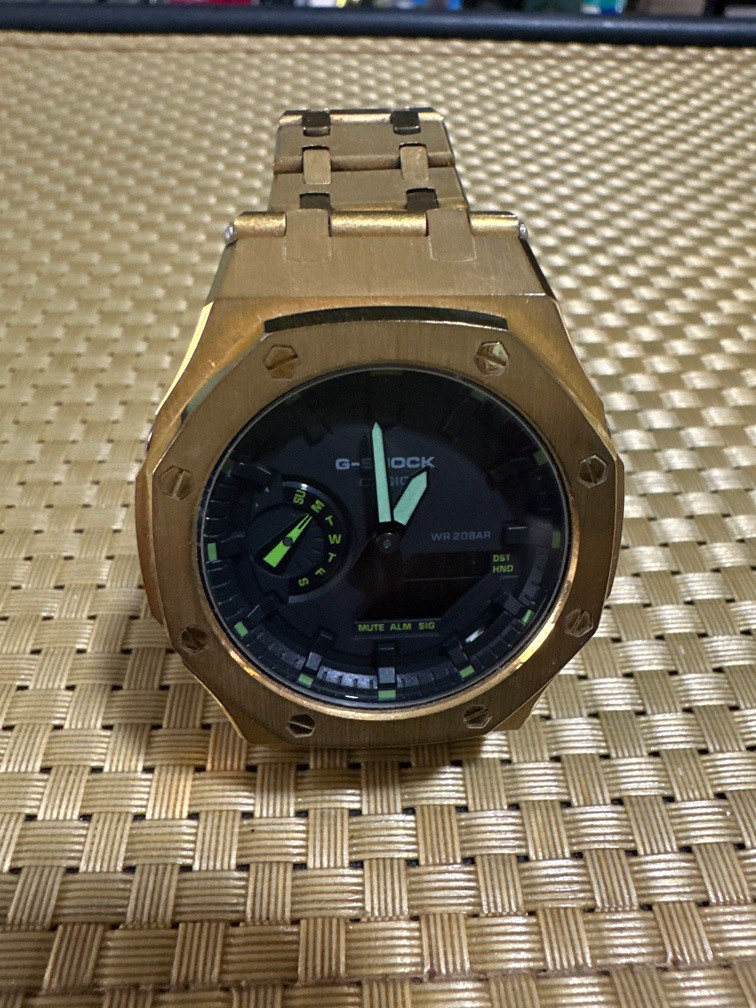Casio Oak set with new GA2100 watch, Men's Fashion, Watches ...