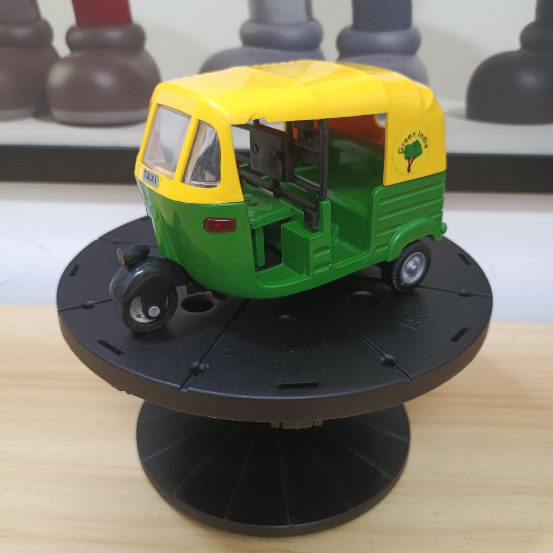 CENTY TOYS GREEN INDIA AUTO RICKSHAW PULLBACK COLLECTION, Hobbies ...