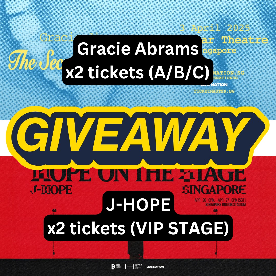 [CONCERT TICKETS] Gracie Abrams CAT 2 Section A B C | JHOPE VIP STAGE ...