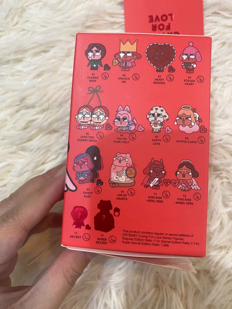 Cry baby Valentine Series, Hobbies & Toys, Toys & Games on Carousell
