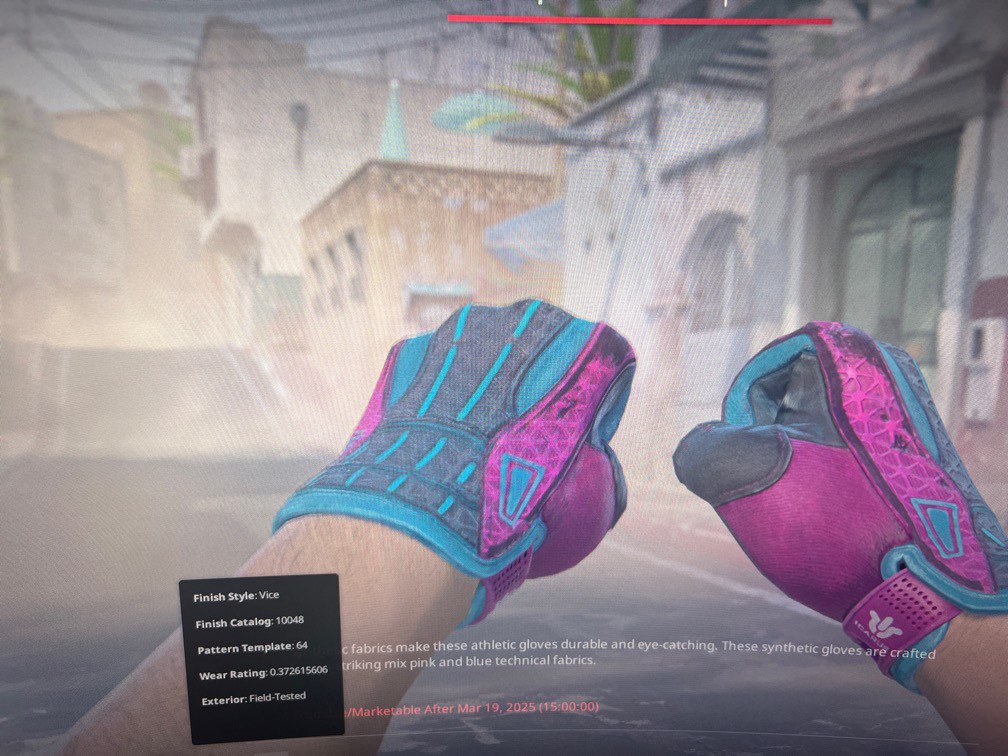 CS2 Vice Gloves Field Tested Sport glove, Video Gaming, Gaming ...