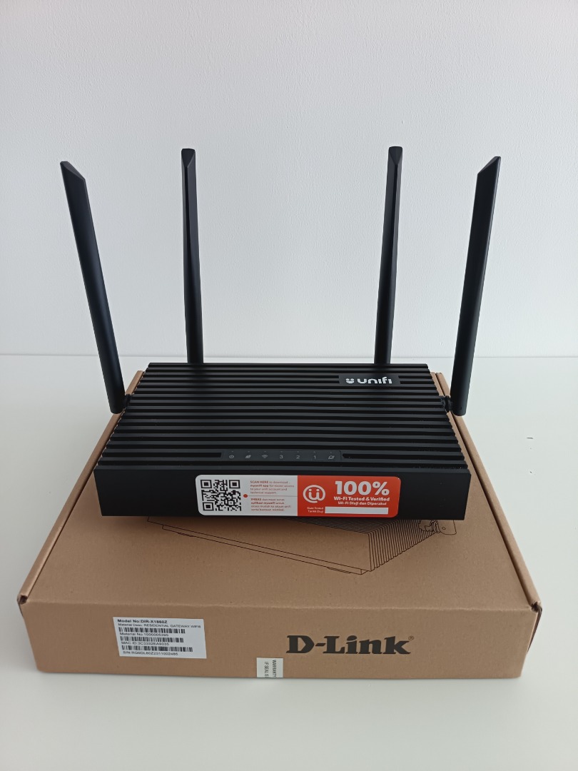 D-LINK WIFI 6 Router DIR-X1860Z, Computers & Tech, Parts & Accessories ...