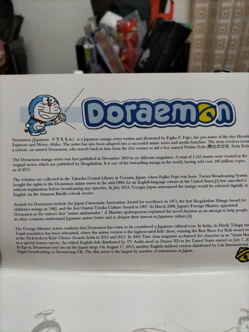 Doraemon Fantasy note Limited Edition - Only 1000 sets, Hobbies & Toys ...