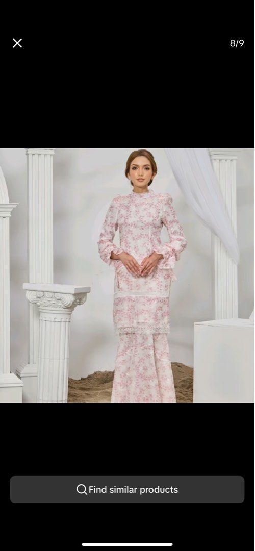Elsa Kurung Raya 2025, Women's Fashion, Muslimah Fashion, Baju Kurung ...