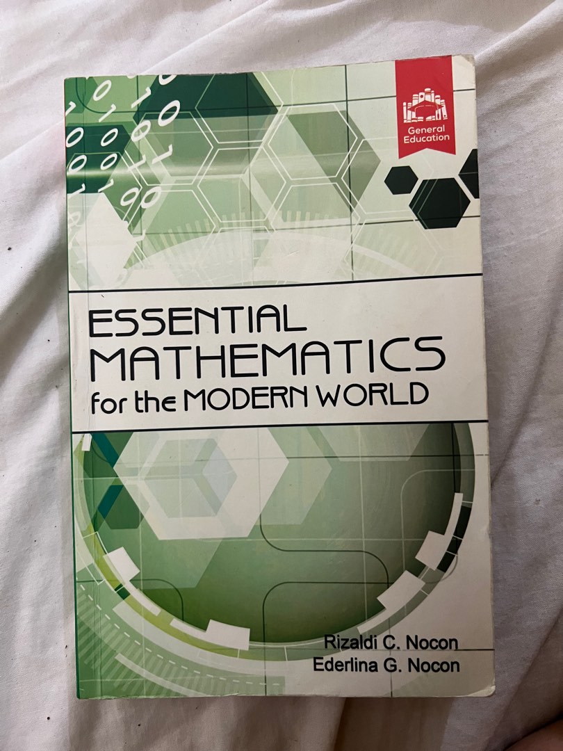 ESSENTIAL MATHEMATICS FOR THE MODERN WORLD BOOK - nocon, Hobbies & Toys ...