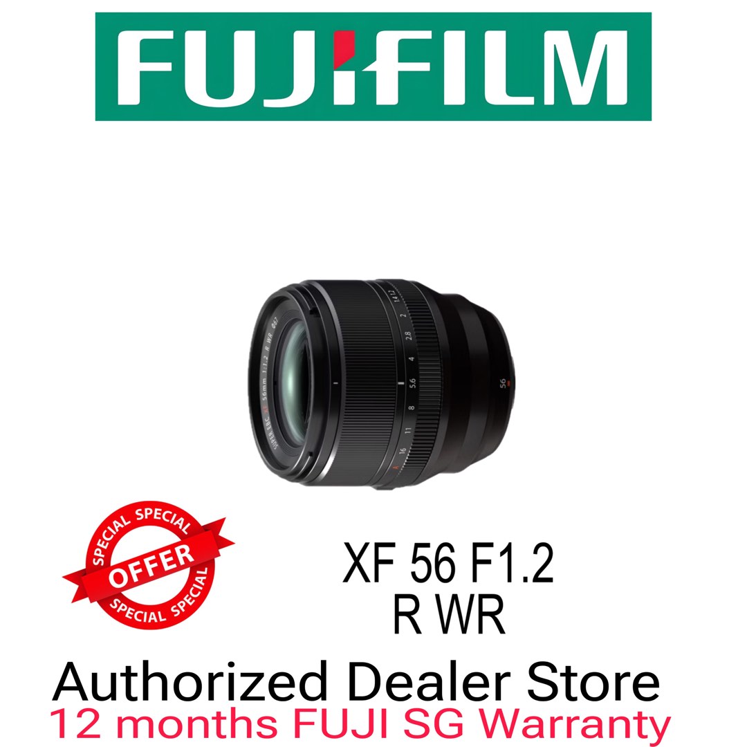 Fuji XF 56mm F1.2R WR Fujifilm xf56mm, Photography, Lens & Kits on Carousell