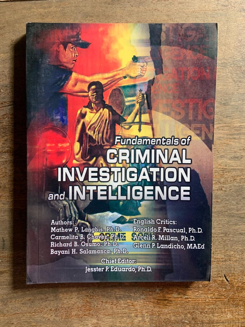 Fundamentals of Criminal Investigation and Intelligence, Hobbies & Toys ...
