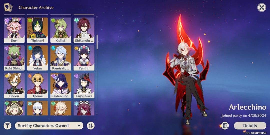 Genshin Impact / AR56 / ASIA / Ayaka, Ayato, Raiden , Yelan, Zhongli ...