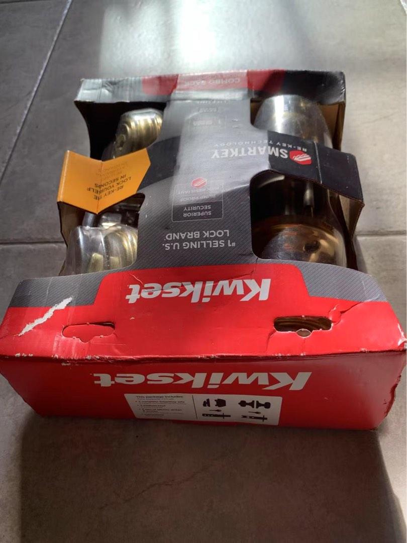 HDB main door lock full set, Sports Equipment, Bicycles & Parts, Parts ...