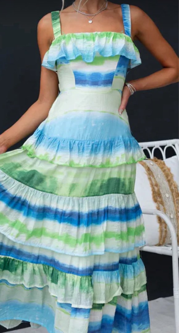 Here comes the sun maxi dress, Women's Fashion, Dresses & Sets, Dresses ...