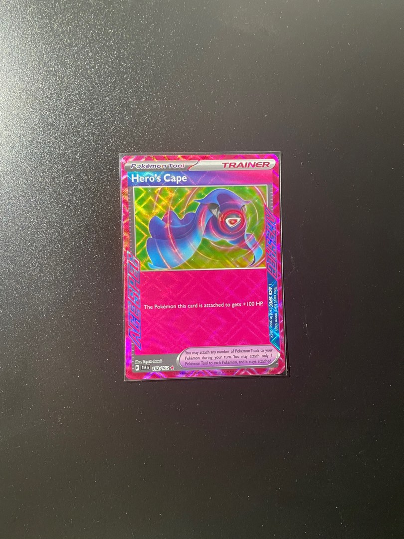 Hero's Cape # 152 Pokemon Temporal Forces, Hobbies & Toys, Toys & Games ...