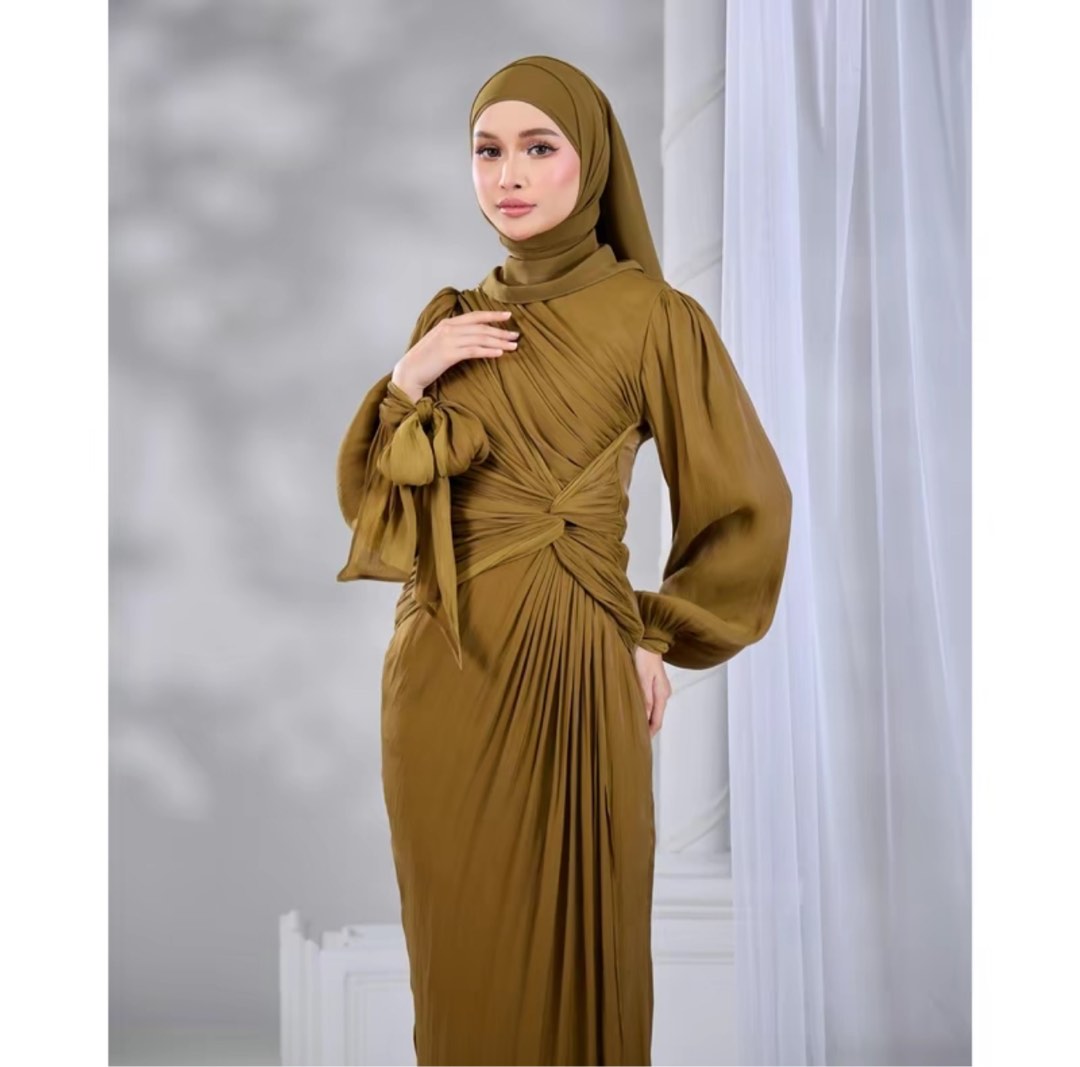 Hijabistahub Mahra Dress, Women's Fashion, Muslimah Fashion, Dresses on ...