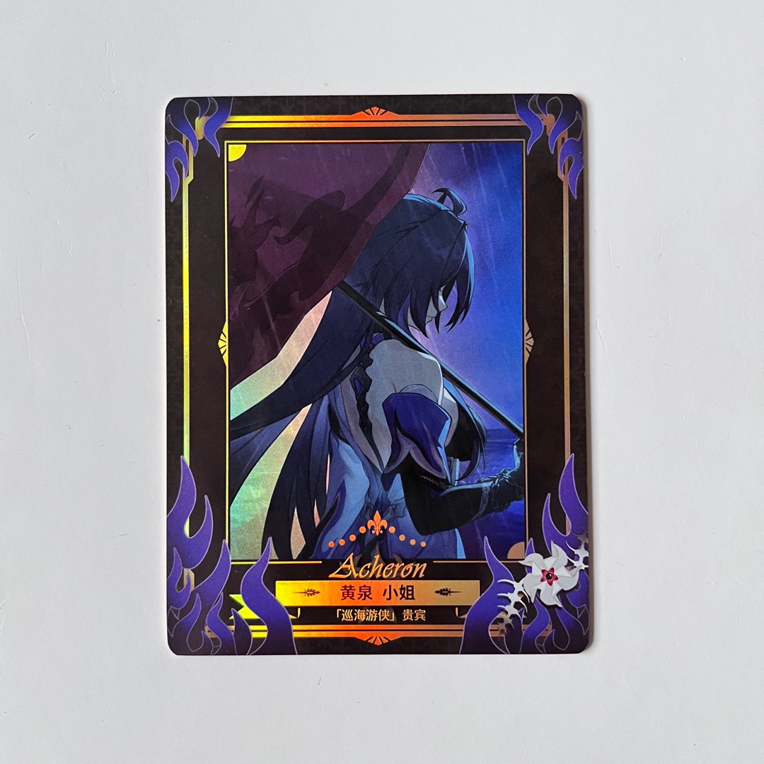 hsr acheron invitation card, Hobbies & Toys, Memorabilia & Collectibles ...