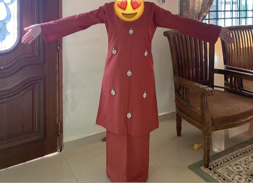 icahfa brick orange burn orange, Women's Fashion, Muslimah Fashion ...