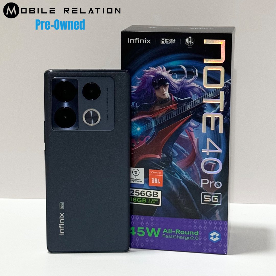 Infinix Note 40 Pro 5G Obsidian Black 256GB, Mobile Phones & Gadgets ...