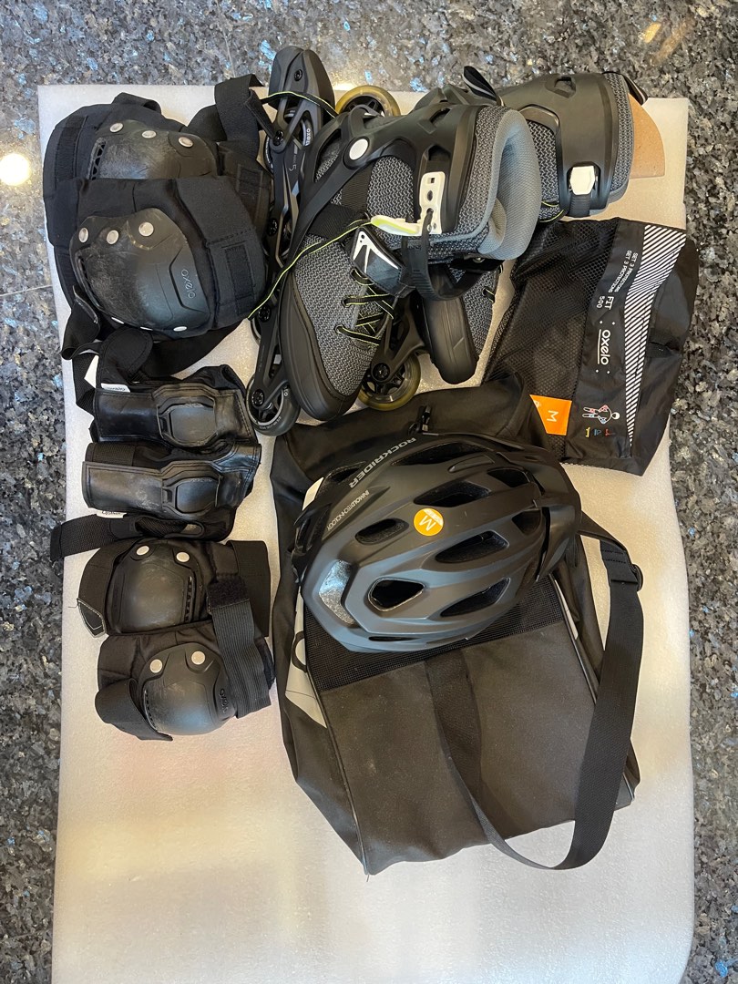 Inline skating (COMPLETE SET) rollerblades, Sports Equipment, Sports ...