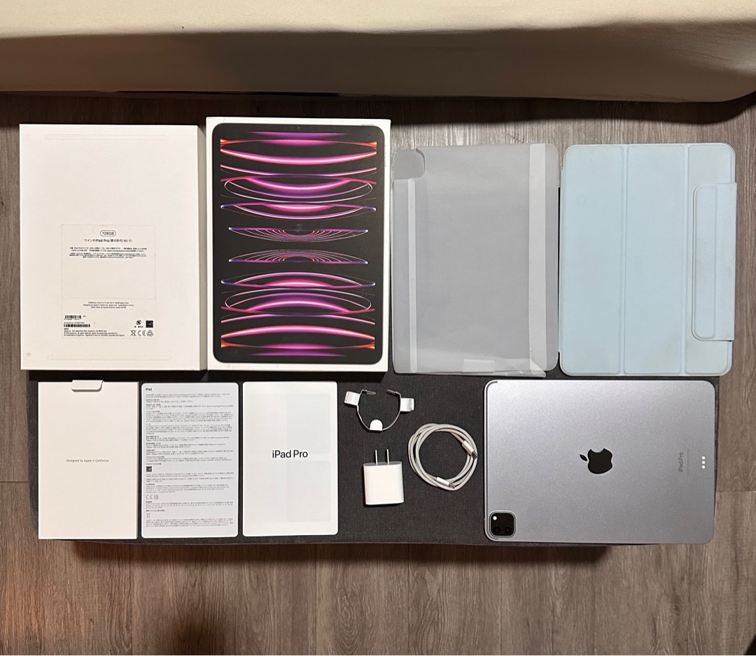 Ipad Pro 11 inch M2 Gen 4 WIFI 128GB Fullset Mulus, Telepon Seluler & Tablet, Tablet di Carousell