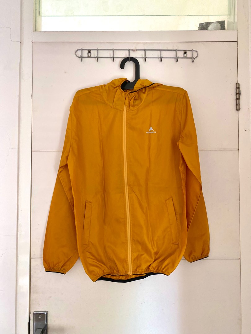 Jaket EIGER Windbreaker Water Resist Tidak Tembus Air, Olah Raga, Baju ...