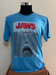 Jaws Tshirt, Men's Fashion, Tops & Sets, Tshirts & Polo Shirts on Carousell