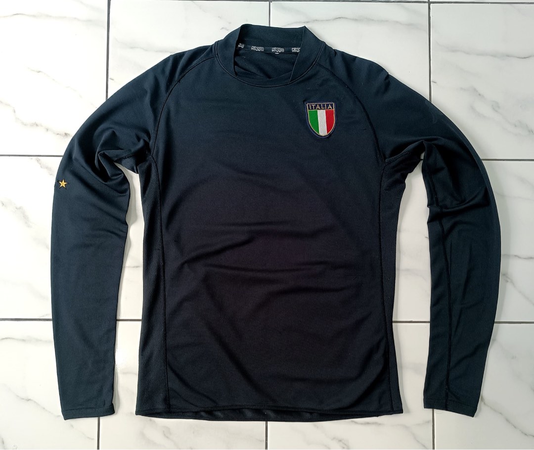 Kappa Italy goalkeeper 2002 jersey Jersi GK vintage, Men's Fashion ...