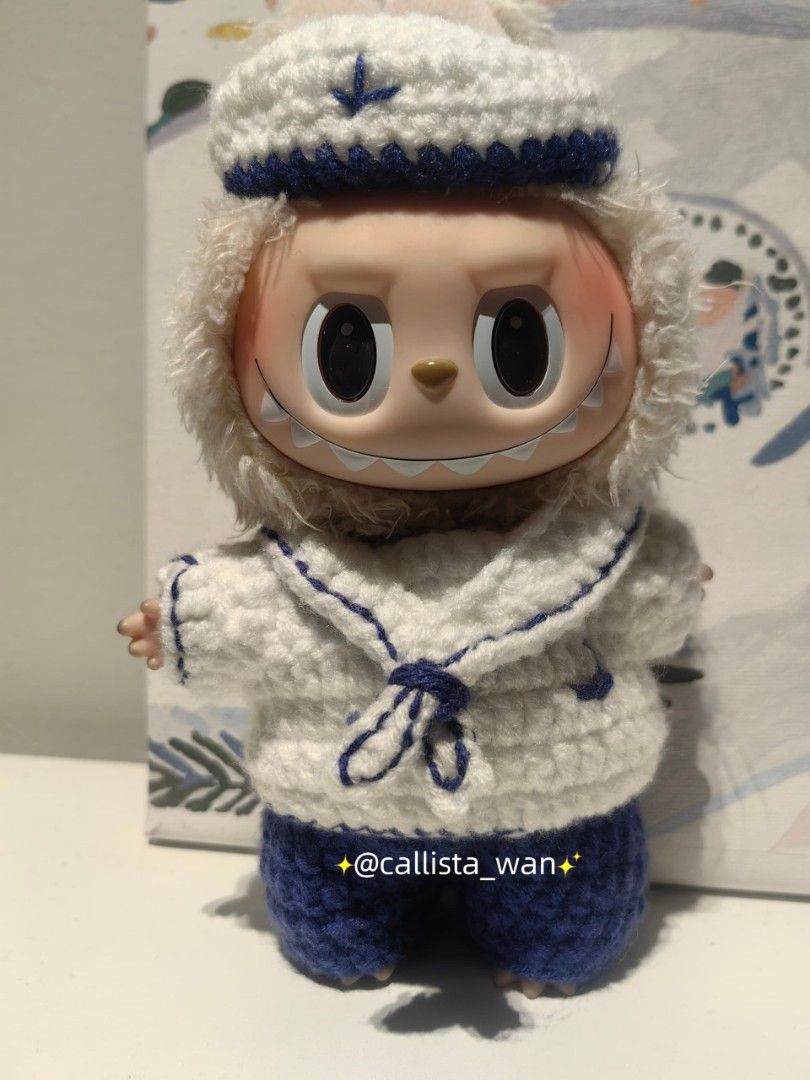Labubu clothes sailor, Hobbies & Toys, Toys & Games on Carousell