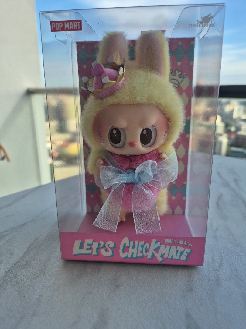 Labubu THE MONSTERS Let's Checkmate Series-Vinyl Plush Hanging Card ...