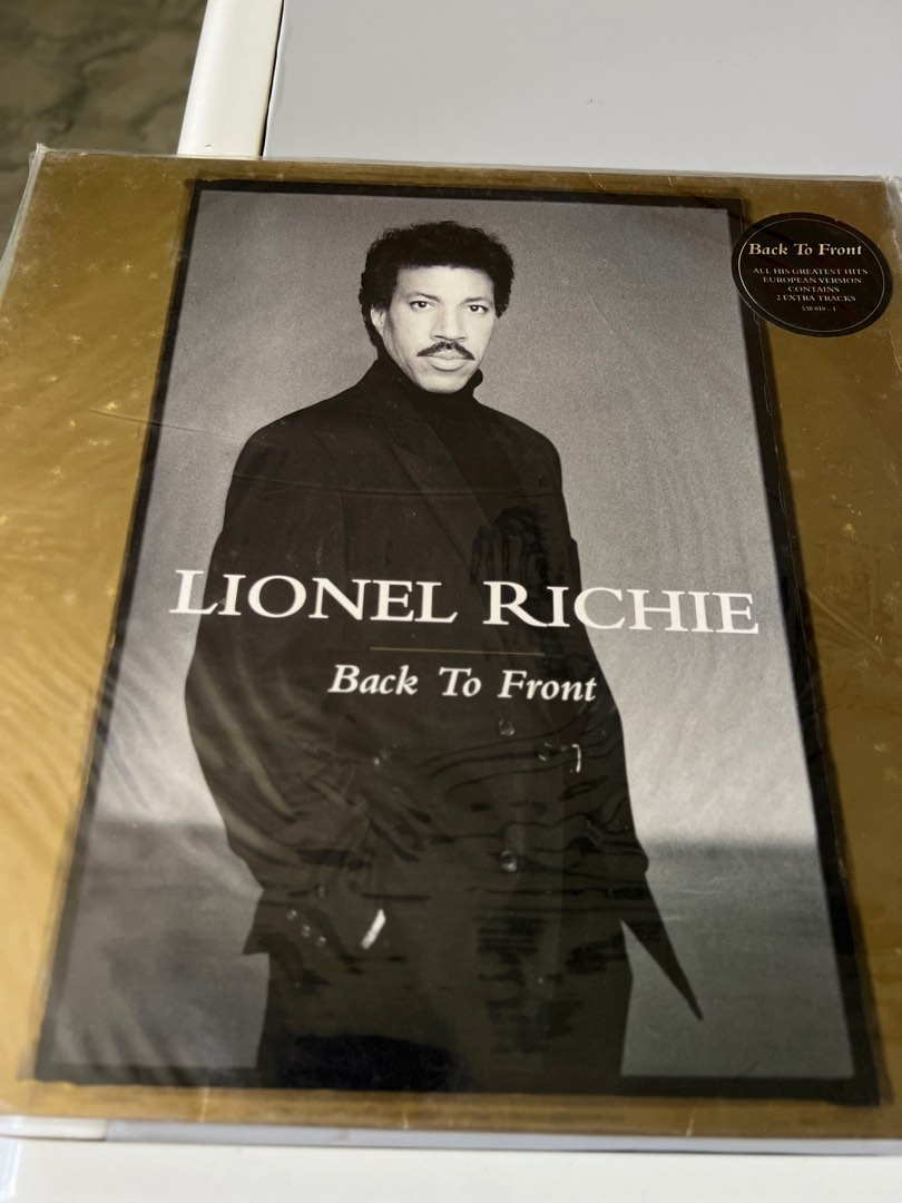 Lionel RICHIE BACK TO FRONT ALBUM 1992, Hobbies & Toys, Music & Media ...