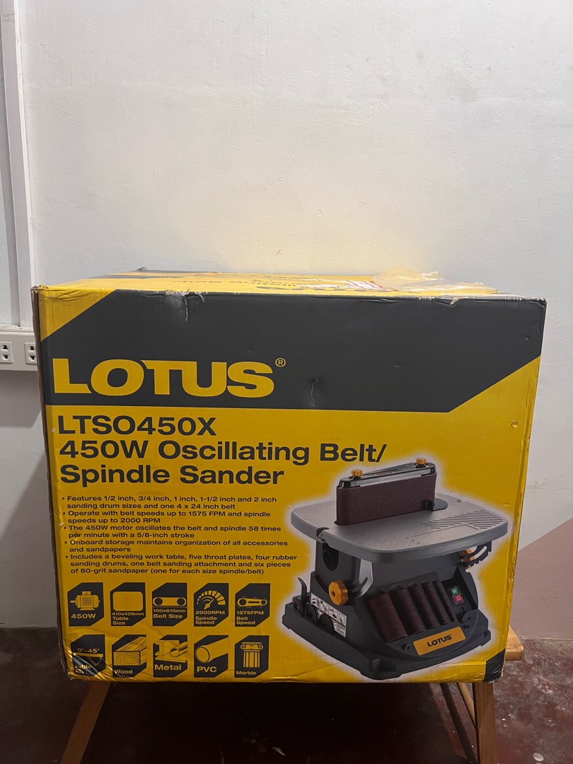 Lotus Oscillating Belt/ Spindle Sander, Commercial & Industrial ...
