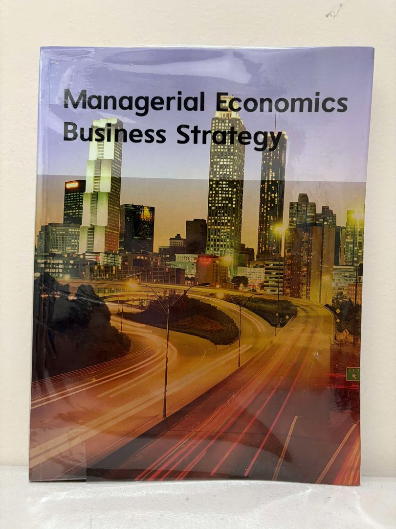 Managerial Economics Business Strategy | McGraw Hill, Hobbies & Toys ...