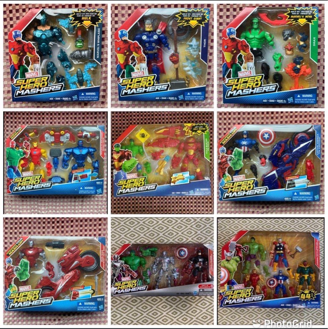 Marvel Super Hero & Star Wars Hero Mashers (Avengers Captain America ...