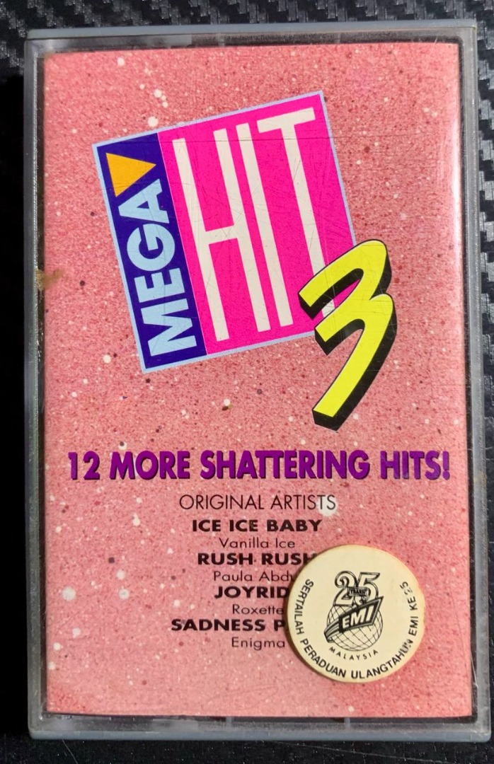 Mega Hit Compilation Vol 3 (CASSETTE EMI, MY, 1991) DCG42, Hobbies ...