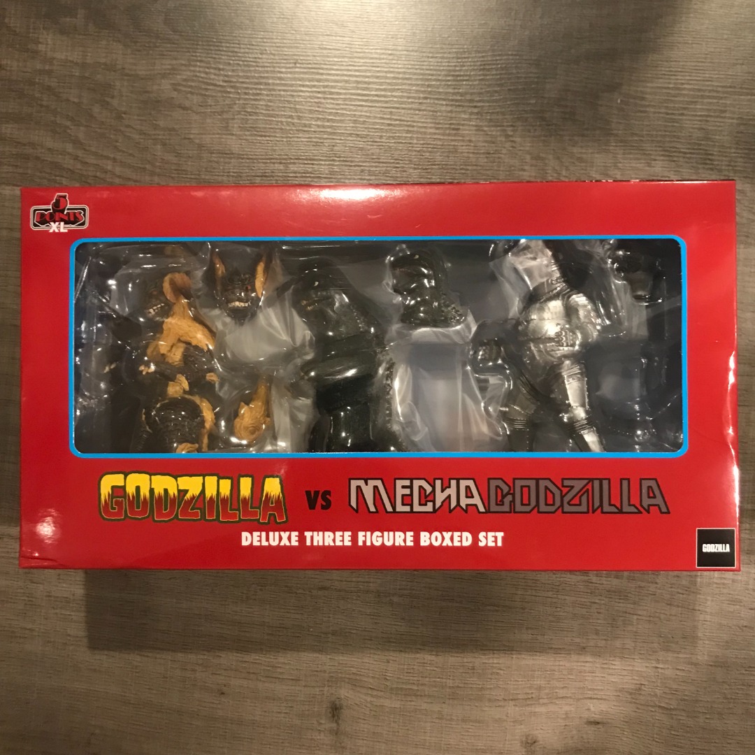 Mezco Toyz 5 Points XL Godzilla vs Mechagodzilla Deluxe 3 Figure Boxed Set King Caesar, Hobbies ...
