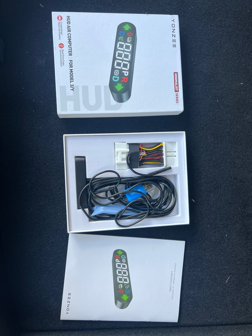 Mini HUD Tesla Model 3/Y, Car Accessories, Accessories on Carousell