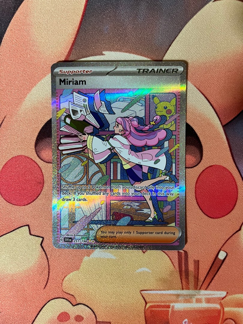 Miriam SIR Scarlet Violet Base WTT/WTS Pokemon, Hobbies & Toys, Toys ...