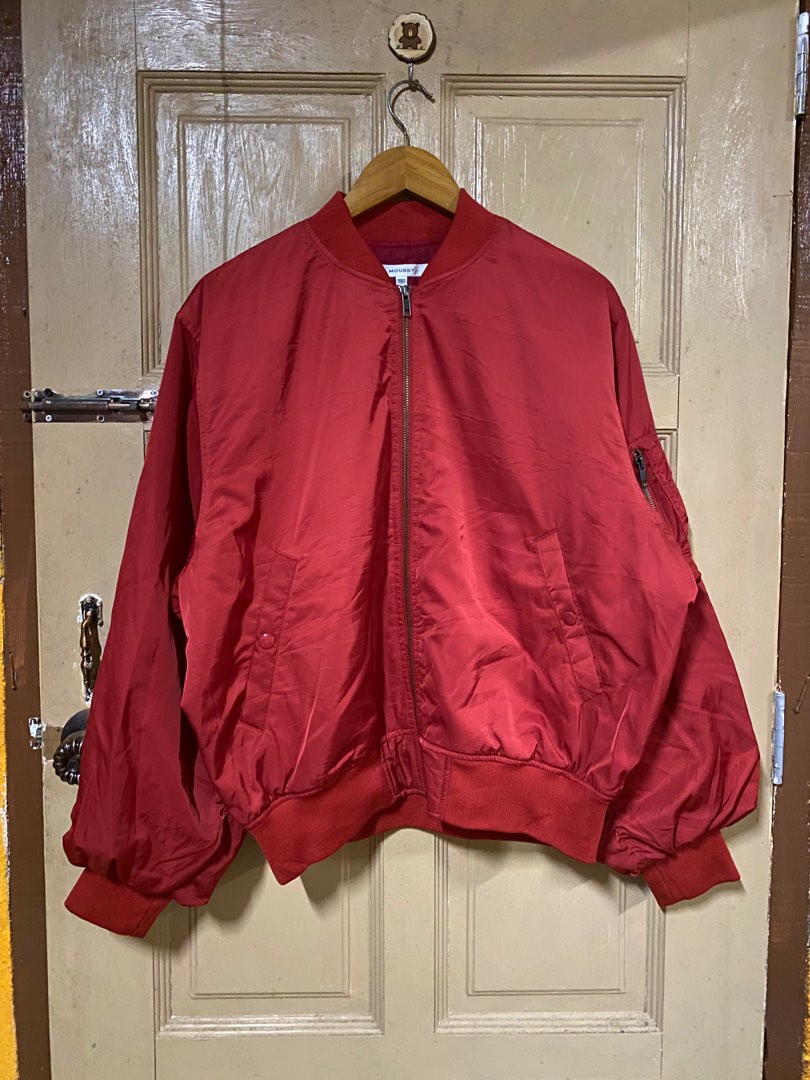 MOUSSY BOMBER JACKET, Men's Fashion, Coats, Jackets and Outerwear on ...