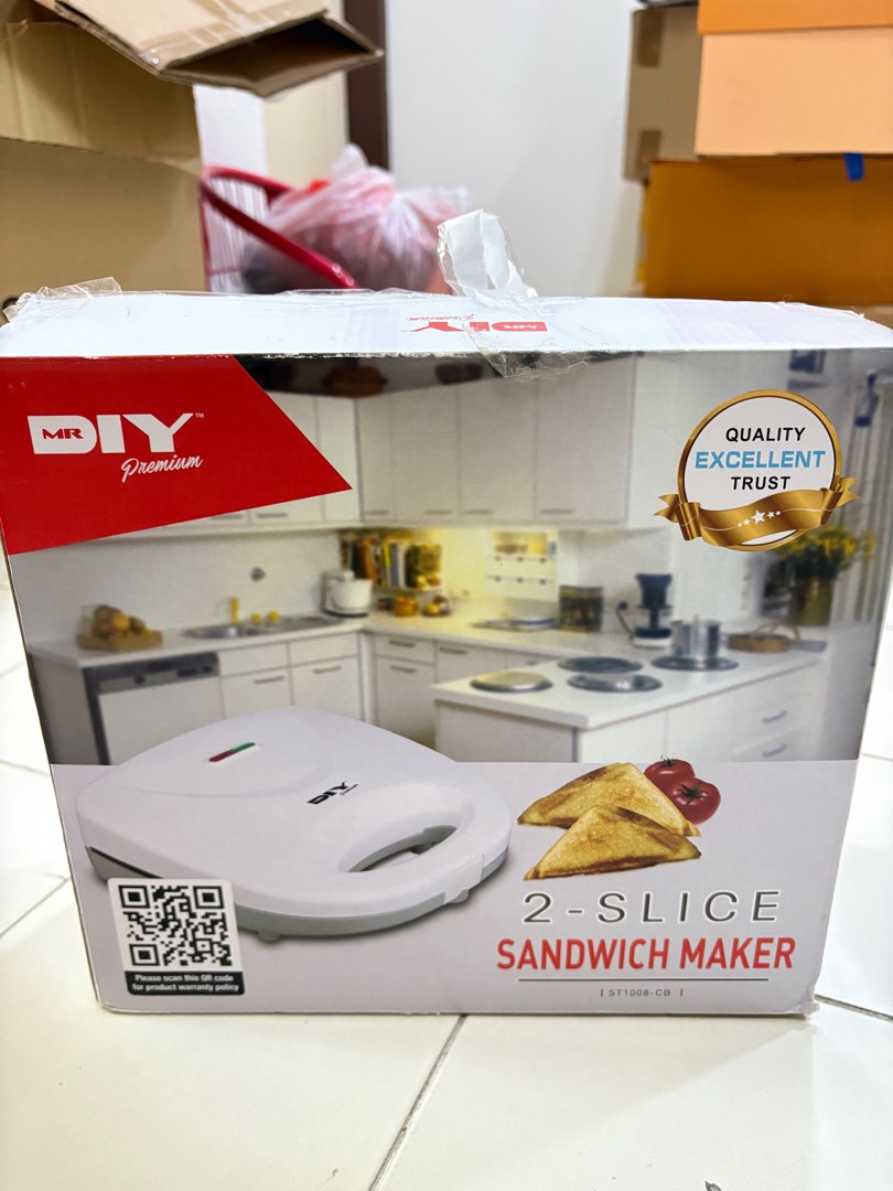 MR DIY Sandwich Toaster Sandwich Maker, TV & Home Appliances, Kitchen ...