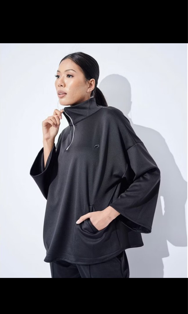 NADA Identity LESLIE Zip-Up in Dolly Black, Women's Fashion, Activewear ...