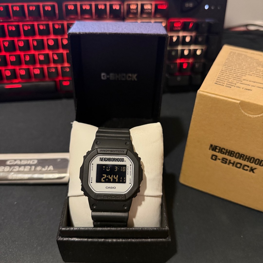 CASIO G-SHOCK NEIGHBOORHOOD / DW-5750 LIMITED EDITION NEW UNIT, Men's ...