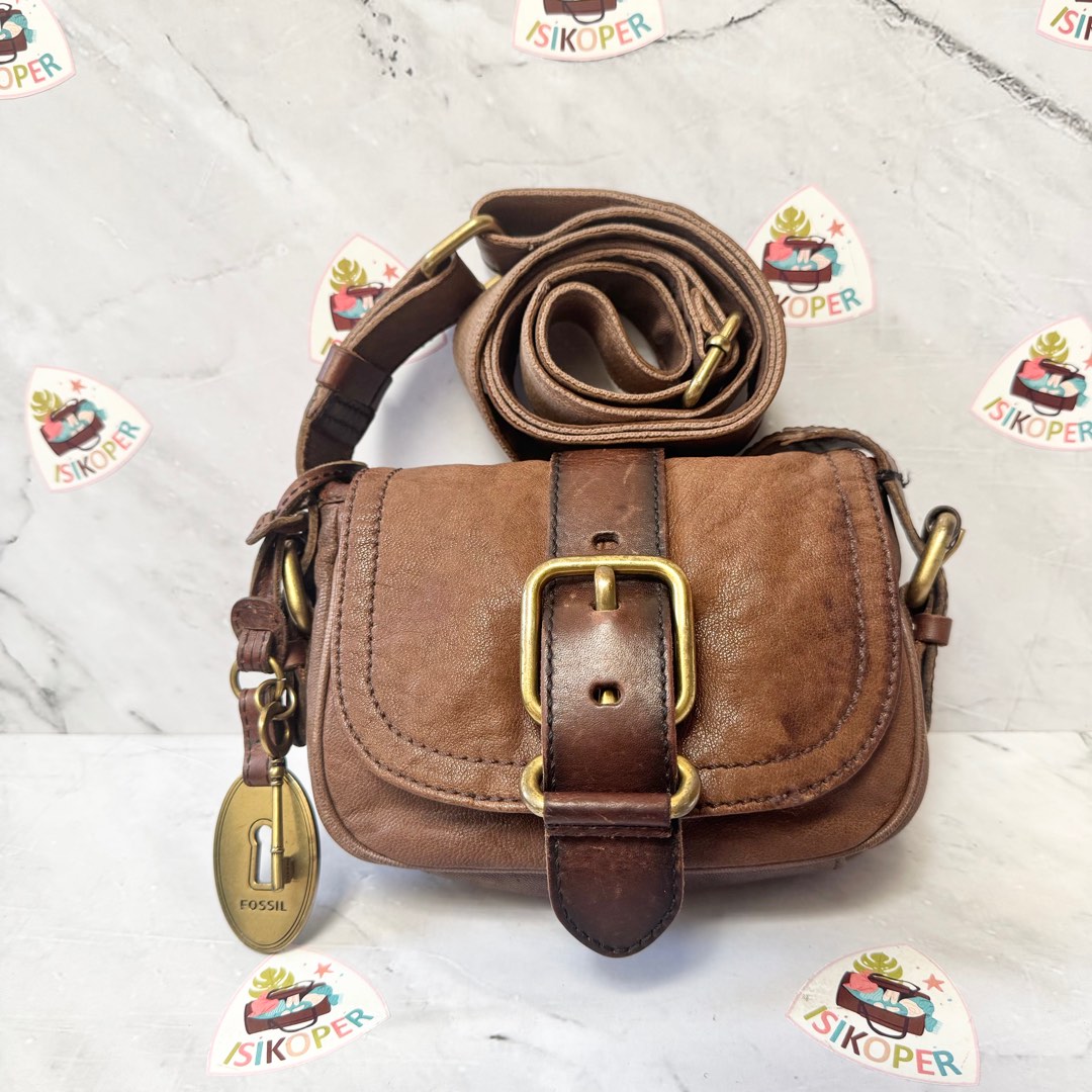 NET-Preloved Fossil Emory Mini (fullset), Fesyen Wanita, Tas & Dompet ...