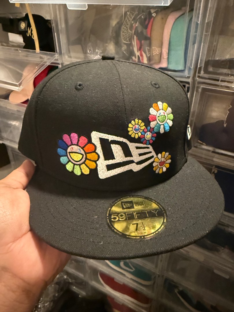 New Era Takashi Murakami 7 1/2, Men's Fashion, Watches & Accessories ...