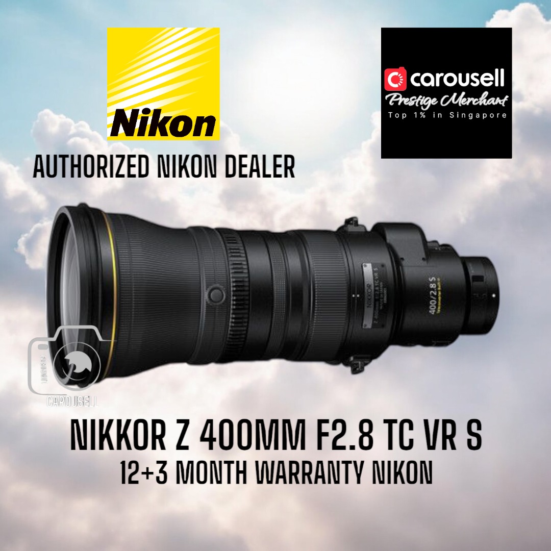 NIKKOR Z 400MM F2.8 TC VR S/NIKON 400MM F2.8 TC VR S/NIKON 400F2.8, Photography, Lens & Kits on ...