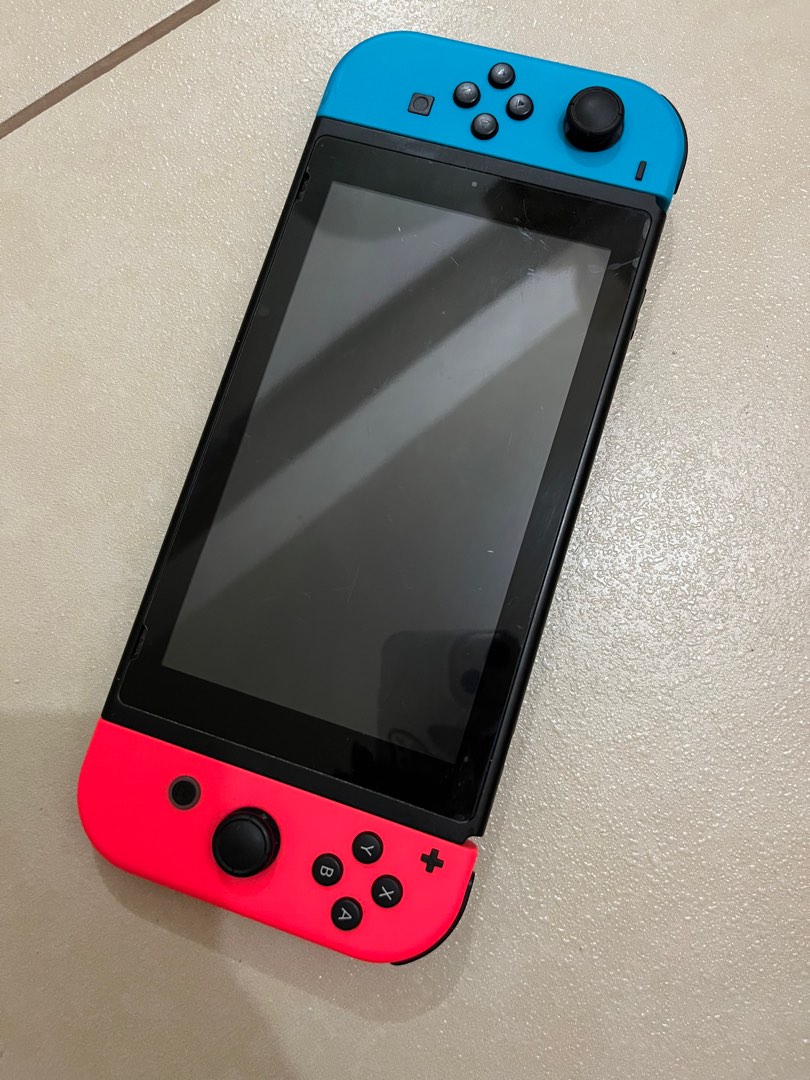 Nintendo Switch Console V2 Neon Red / Neon Blue Joy-Con Refresh [MDE ...