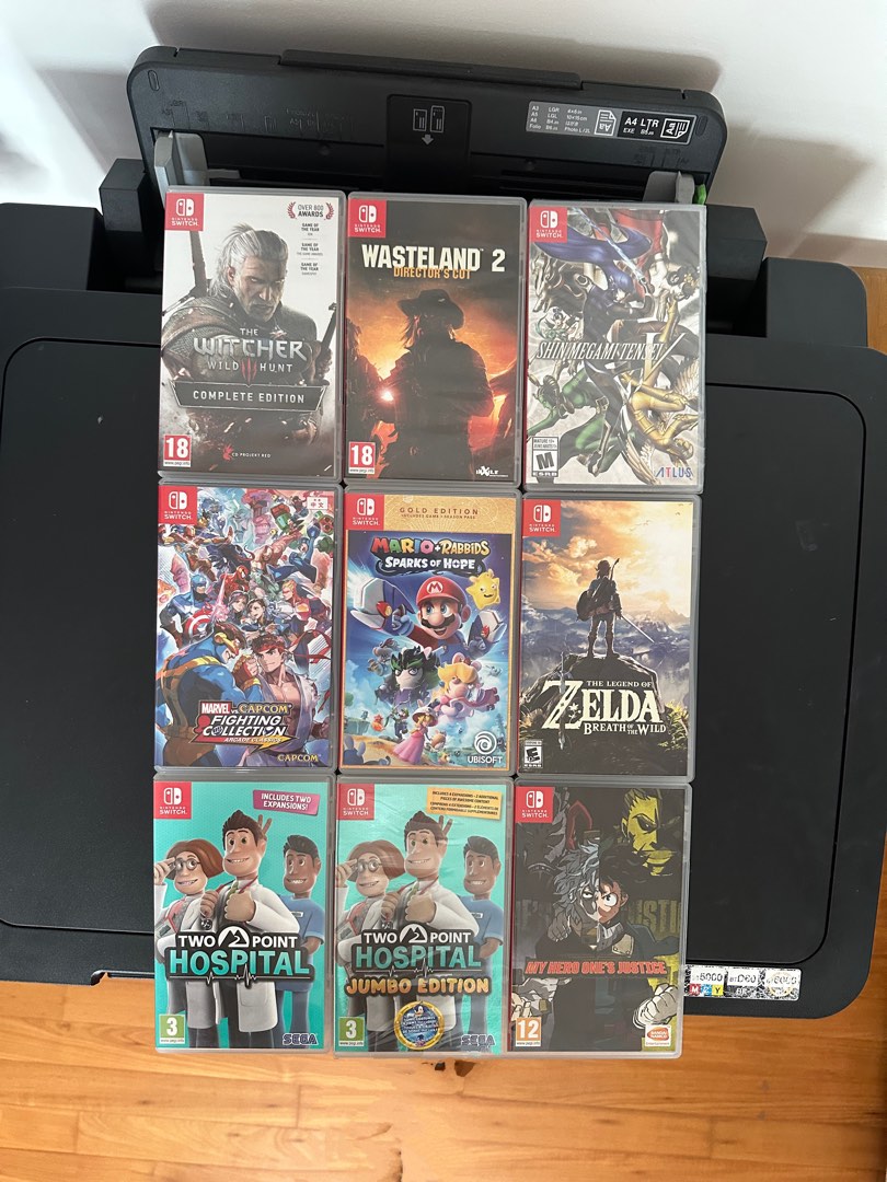 Nintendo Switch game The Witcher wild hunt / Wasteland 2 / Shin Megami ...