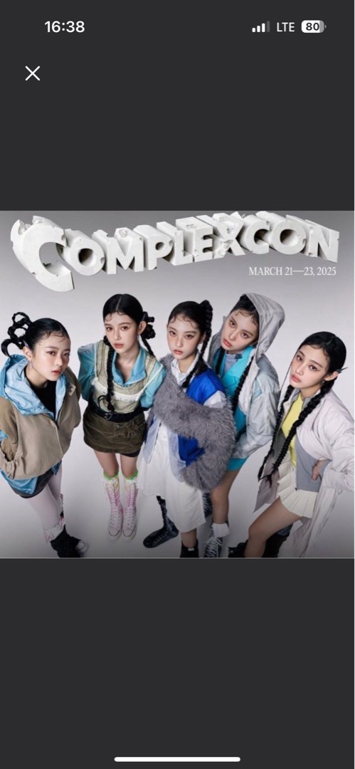 原價NJZ 23/3 T1 坐位 T2企位 complexcon hong kong, 門票＆禮券, 活動門票 - Carousell