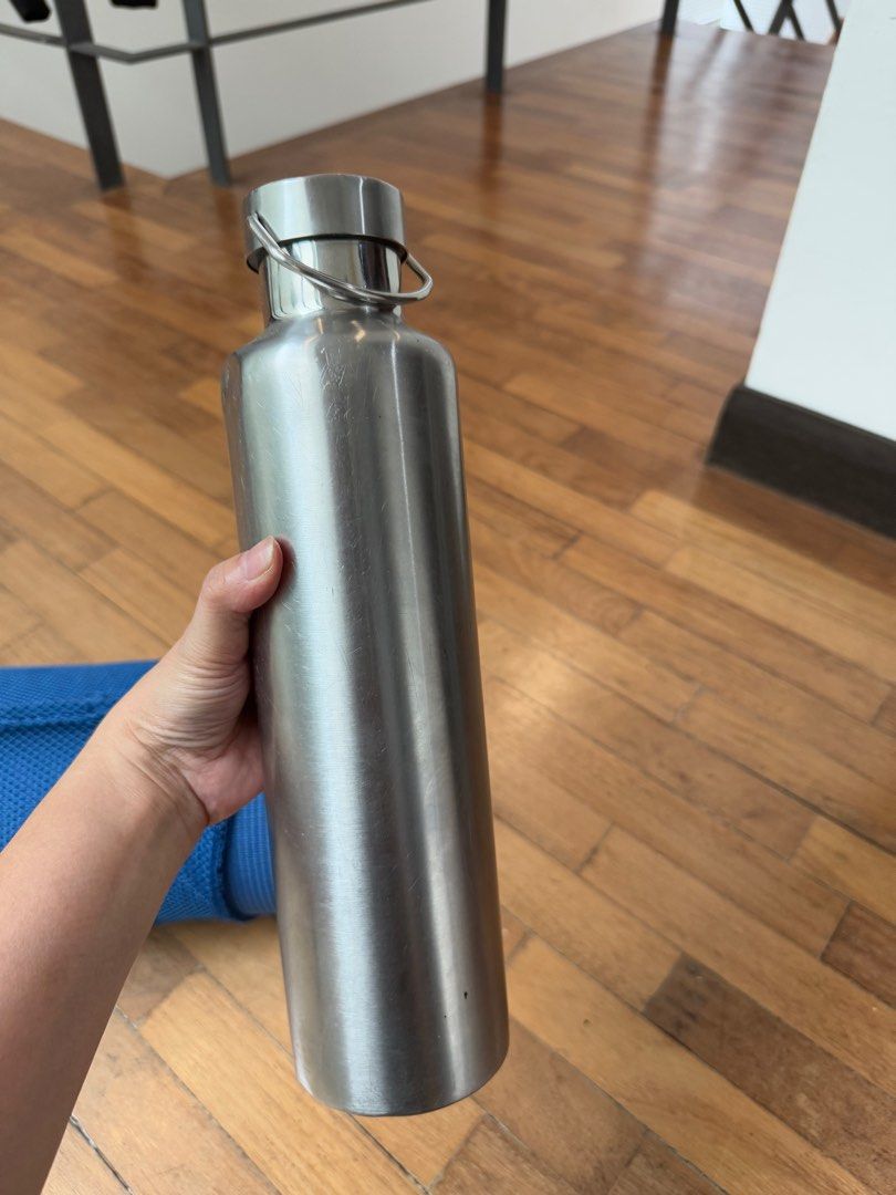 Not good condition- exercise mat and water bottle, Sports Equipment ...