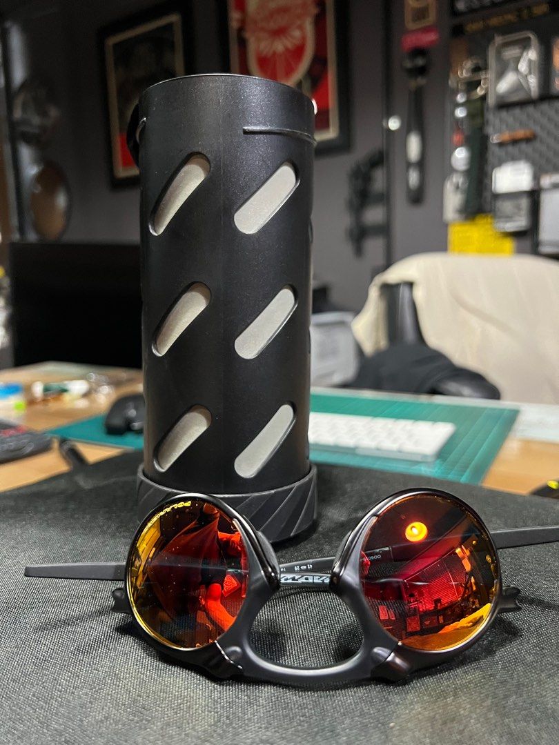 OAKLEY MADMAN RUBY IRIDIUM POLARIZED DARK CARBON X METAL , Men's ...