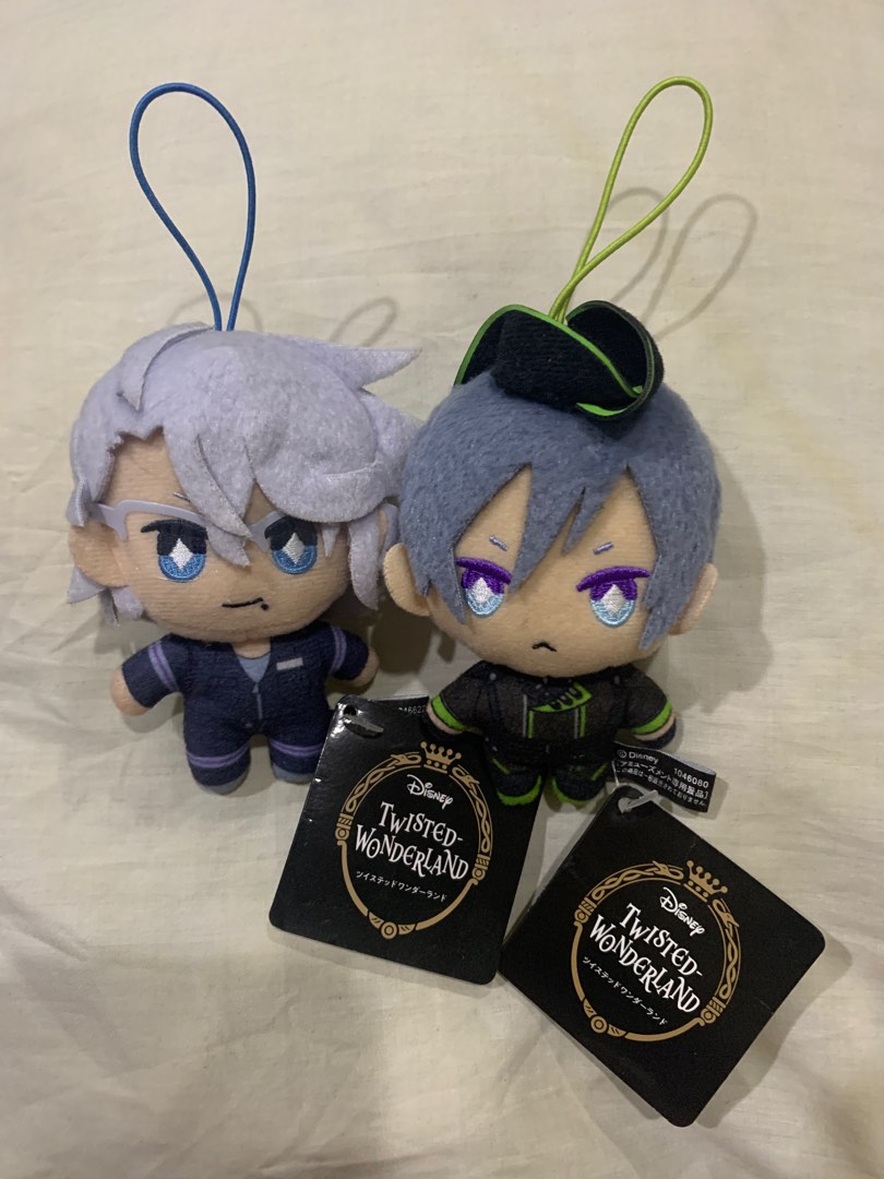 (onhand) twisted wonderland twst silver & azul 5cm plush, Hobbies ...