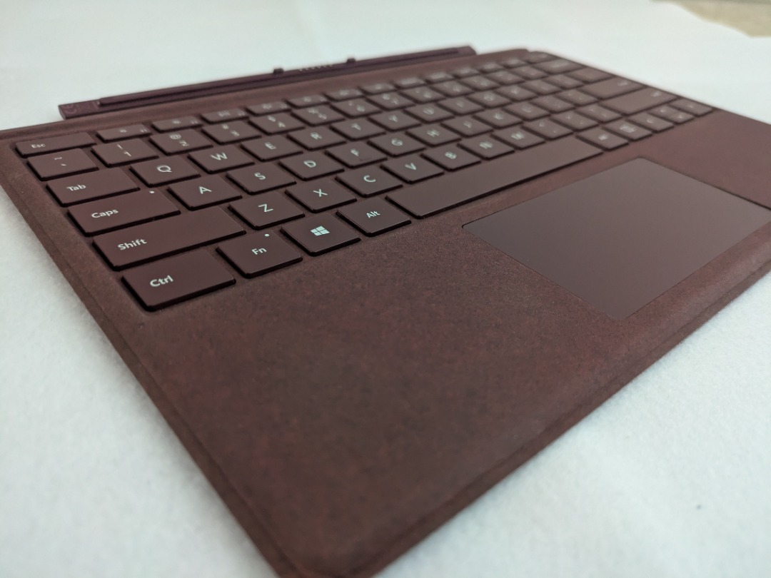 Original Microsoft Surface Pro Keyboard Type Cover (Maroon), Computers ...
