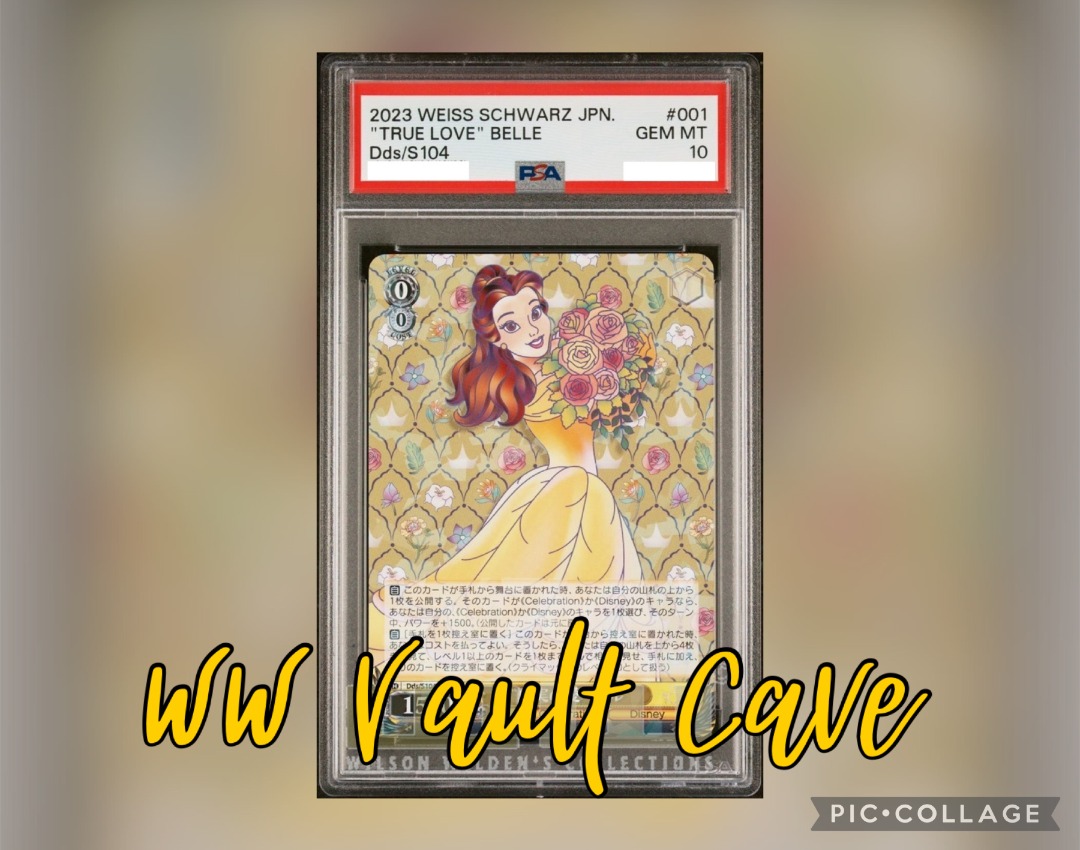 ORIGINAL WEISS SCHWARZ JAPANESE DISNEY 100 PSA GRADED CARDS | BELLE ...