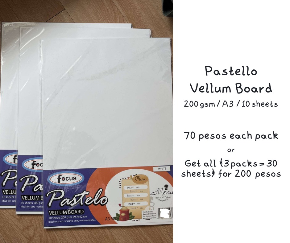 Pastello Vellum Board, Hobbies & Toys, Stationary & Craft, Craft ...